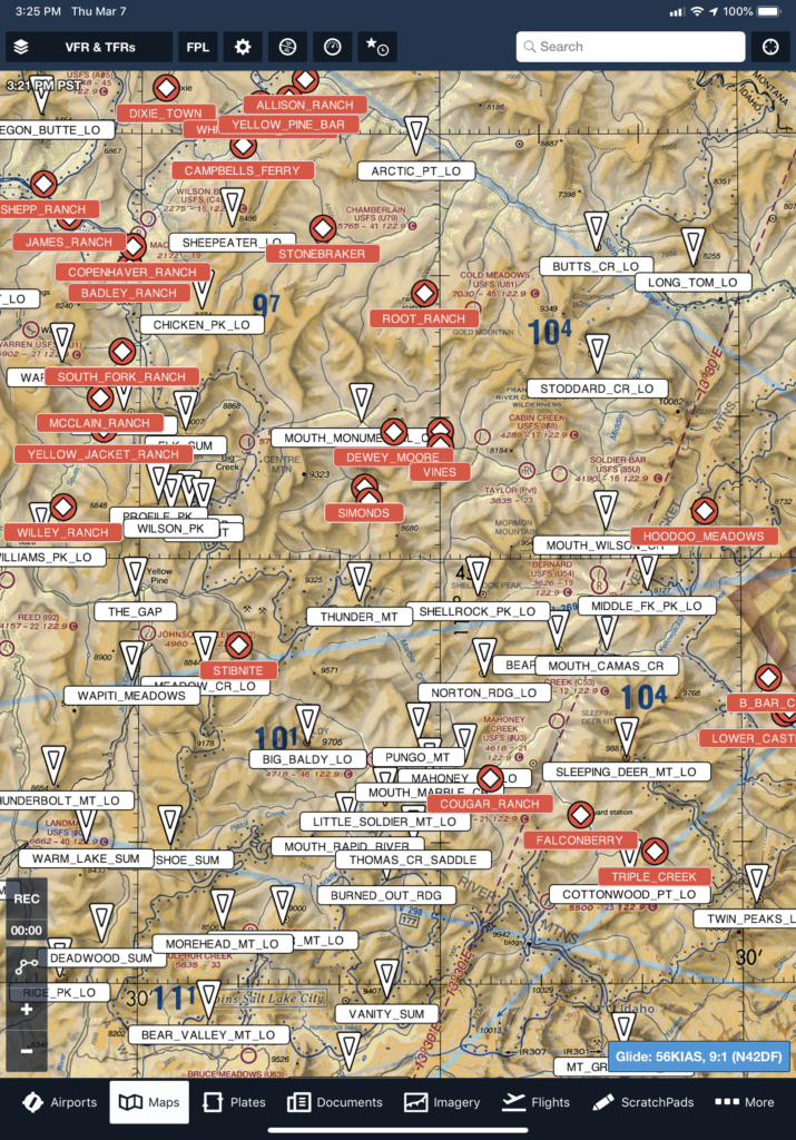 Free Central Idaho Map Overlays – Adventure Flying